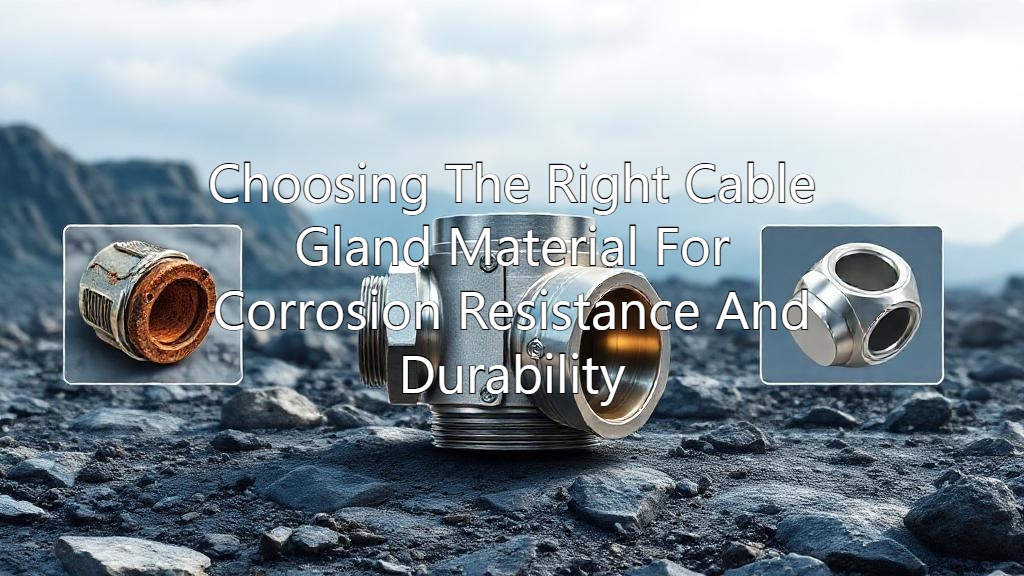 Choosing The Right Cable Gland Material For Corrosion Resistance And ...