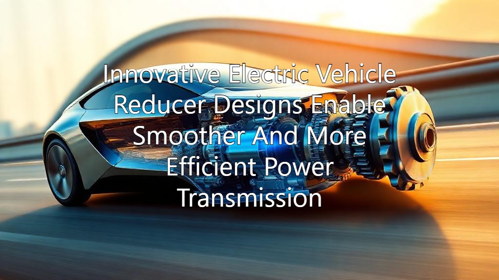 Innovative Electric Vehicle Reducer Designs Enable Smoother And More ...