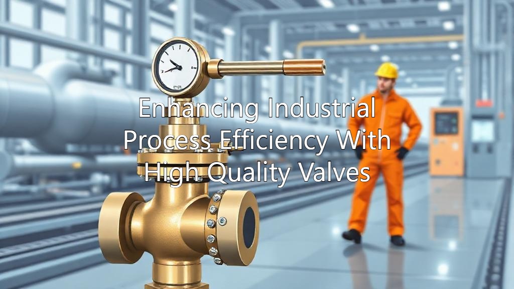 Enhancing Industrial Process Efficiency With High Quality Valves - MTA